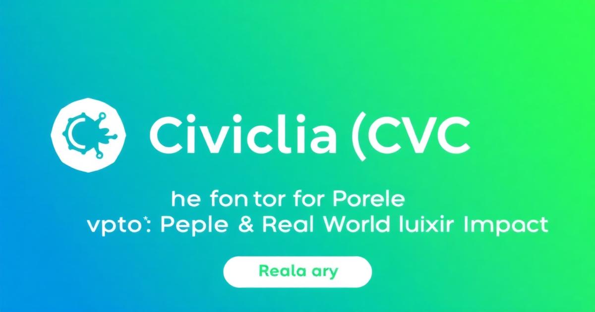 Civicia (CVC) - Crypto for People & Real-World Impact | Solana Token